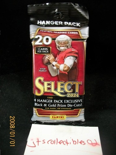 2021 Select NFL Football Hanger Box Pack RC #? Auto? Black n Gold Prizm ...