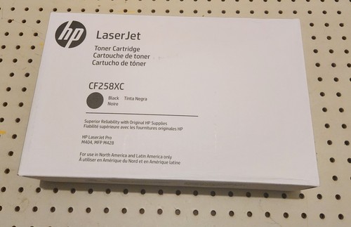 GENUINE HP 58X CF258XC HY BLACK LASERJET TONER CARTRIDGE M404 MFP 428 ...