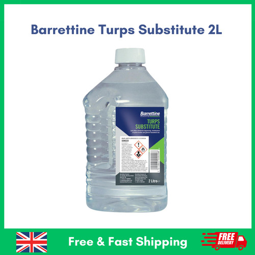 Barrettine Turps Substitute 2L cleaning solvent thinner for oil based ...