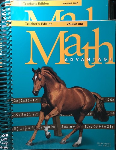 MATH ADVANTAGE GRADE 4, VOLUME 1, 2 (set), TEACHER'S EDITION By ...