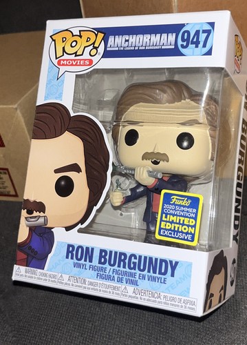 Funko POP! Movies Anchorman Ron Burgundy with Flute #947 (2020 Summer ...