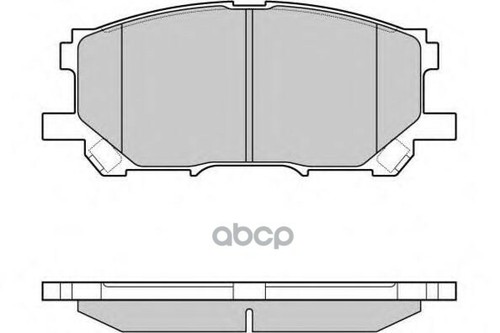 04465-48100 Toyota Pad kit, disc brake, front 0446548100, New Genuine ...