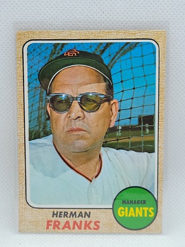 Herman Franks 1968 Topps Baseball #267 VgEx | eBay