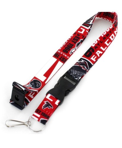 Atlanta Falcons NFL Football 1" Dynamic Breakaway Lanyard Keychain | eBay