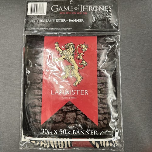 Game of Thrones House Lannister 30" x 50" Fabric Banner | eBay