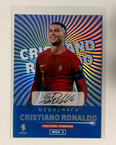 2024 UEFA EURO GERMANY EF Card #E02 MGK2 CRISTIANO RONALDO FOIL ...