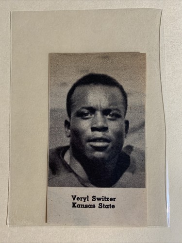 Veryl Switzer Kansas State Wildcats 1953 College Football Pictorial ...