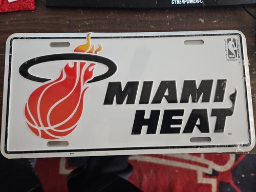 MIAMI HEAT VINTAGE 1990S LICENSE PLATE | eBay