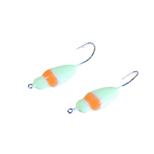 Custom Jigs D4-CS-GB2B Demon Jig Sz4 Glow Brite Orange 2Pk | eBay