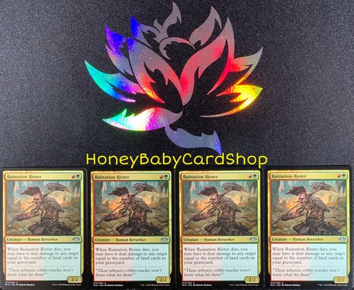 MTG Modern Horizons 2019 Ruination Rioter x 4 M/NM Playset MH1 Uncommon ...