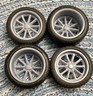 Resin Halibrand Dragmaster style model car wheels, 1/24 1/25 scale, 21 ...