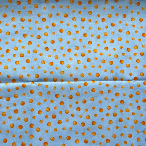 Fresh As A Daisy Cotton Fabric Light Blue Dot Fabric 1/2 Yard | eBay