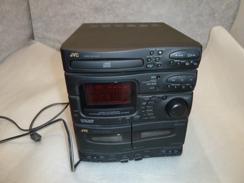 JVC CA-S20BK Home Theater Digital AM FM Dual Cassette CD Stereo ...