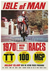 isle of man tt poster products for sale | eBay