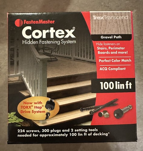 Trex Transcend Gravel Path, Cortex Hidden Fastening System, 224 Screws ...