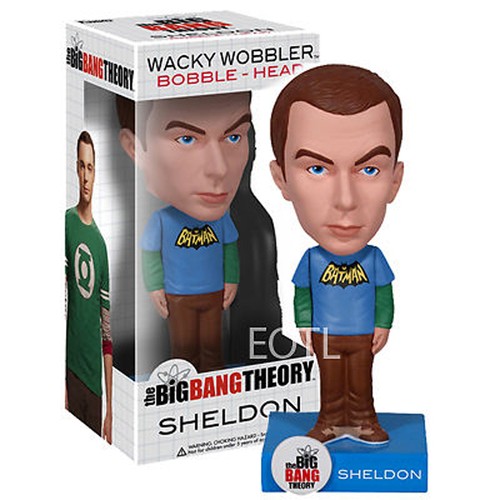 BIG BANG THEORY SHELDON BATMAN Wacky Wobbler BobbleHead Head Bobble ...