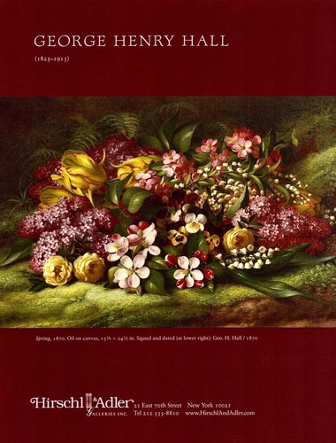 GEORGE HENRY HALL Art Gallery Exhibit ~ Spring ~ VINTAGE PRINT AD ...