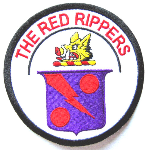 Strike Fighter Squadron 11 (VFA-11) "The Red Rippers" Iron-on/Sew-on ...