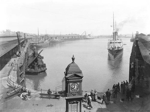 The Ss Cambria At Holyhead Harbour, Anglesey, C 1927 Train Old Photo ...