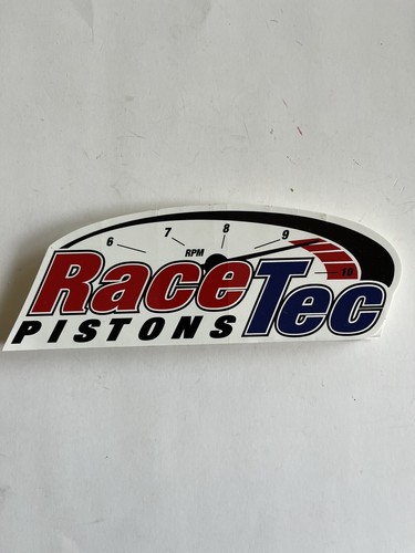 Original Vintage NOS Race Tec Pistons Sticker ~3x8.5” (3D) | eBay