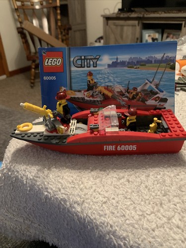 Lego City. 60005. City Fire Boat. Incomplete. Manual Included | eBay