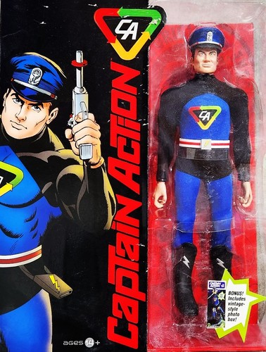 CAPTAIN ACTION 1:6 SCALE ACTION FIGURE NEW IN BOX! POSE HIM IN 1001 ...