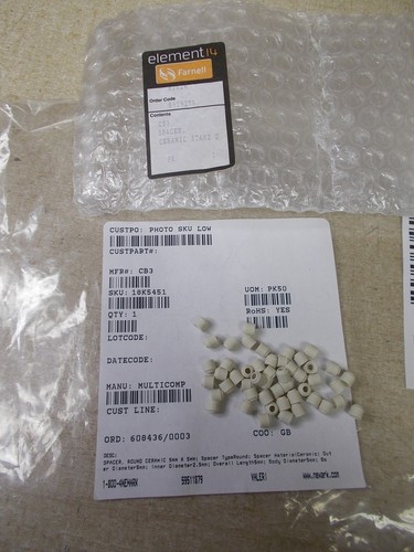NEW Multicomp Element Spacer CB3, Lot of 50 *FREE SHIPPING* | eBay