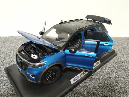 Original Factory 1/18 Scale Changan Ford EXPLORER SUV 2020 Blue Alloy ...