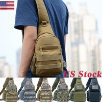 Men's Military Canvas Leather Satchel School 14" Laptop Shoulder ...