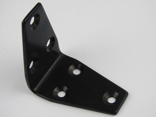 90 Degree Right Angle Brackets Black Stainless Steel Corner Braces Type ...