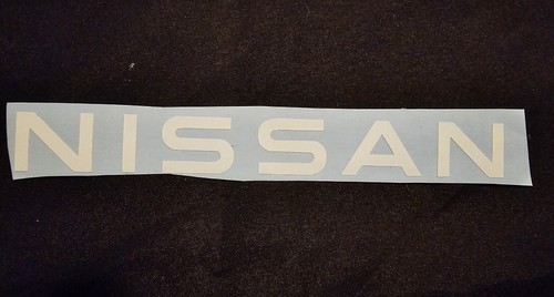 Nissan Vinyl Decal Sticker 1 White Matte Premium Waterproof Carwash ...