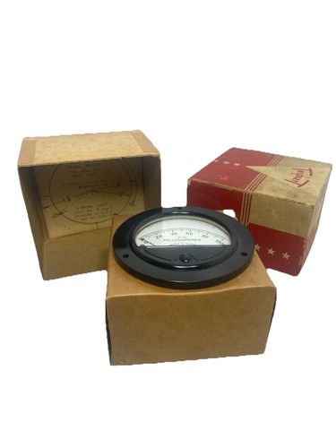 Triplett Model 321-T DC 0-100 MA Milliamperes Meter Gauge NOS Vintage ...