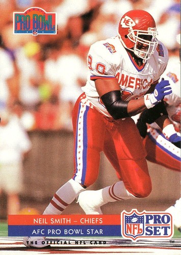 1992 PRO-BOWL Neil Smith CHIEFS Nebraska CORNHUSKERS | eBay