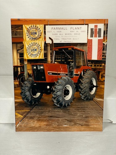 Vintage Photo of Last Tractor Built at Farmall Plant 1985 - IH 5488 - 8 ...