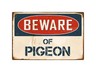 Beware Of Hummingbird 8" x 12" Vintage Aluminum Retro Metal Sign VS217 ...