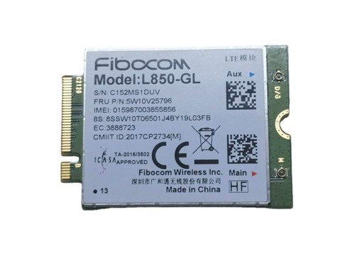 Fibocom L850-GL CAT9 WWAN 4G LTE Module For Thinkpad T480 T480S T490 ...