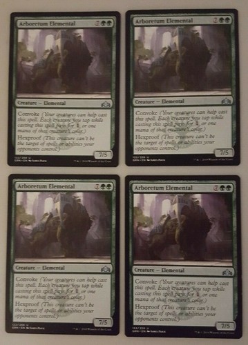 [4x] Arboretum Elemental Guilds of Ravnica MTG Magic The Gathering NM Playset | eBay