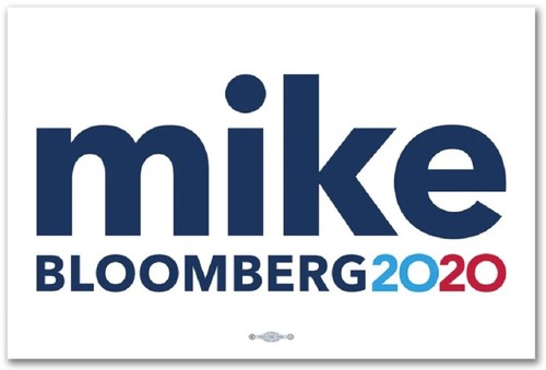 2020 Michael Bloomberg for President Campaign Rally Sign Poster | eBay