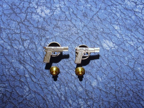 2 ~ 9MM Hand Gun Pistol Firearms Lapel/Hat Pin Tie Tacks | eBay