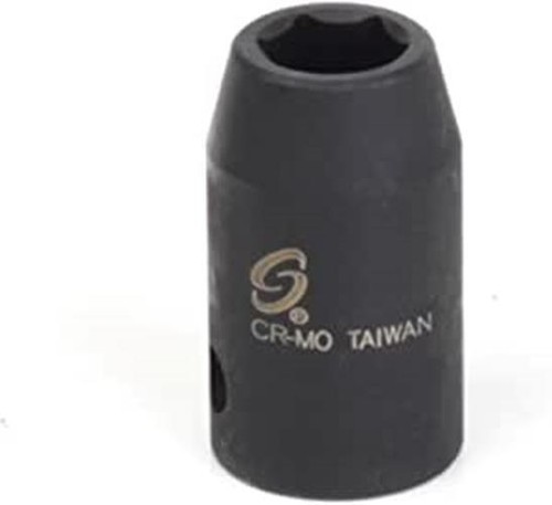 Sunex 208M 8mm 1/2" Drive 6 Point Shallow Impact Socket Metric Tools ...