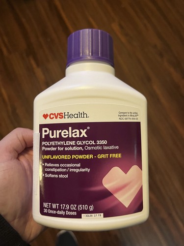purelax polyethylene glycol 3350 30 oz | eBay