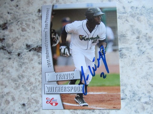 Angels Travis Witherspoon Signed Autographed 2011 Midwest League Top ...