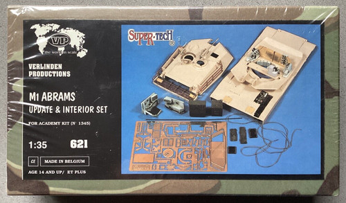 Verlinden 621 M1 Abrams Update & Interior Set 1:35 Scale Super Tech ...