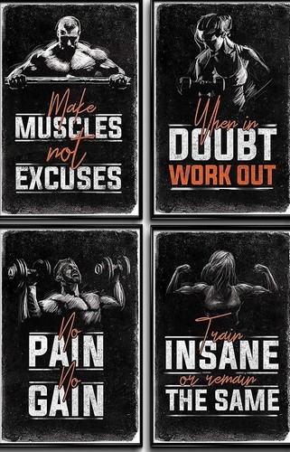 BODYBUILDING TRAINING WORKOUT MOTIVATIONAL POSTERS * NEW | eBay