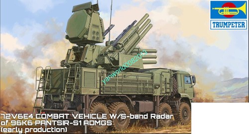 Trumpeter 01061 1/35 Scale Russion 72V6E4 Combat Unit of 96K6 Pantsir ...