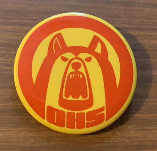 Olean High School Huskies Vintage 2 1/2 Inch Button / Pin - Olean NY | eBay