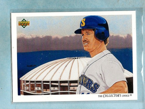 EDGAR MARTINEZ - 1992 Upper Deck "Checklist" - #91- Mariners - Comb ...