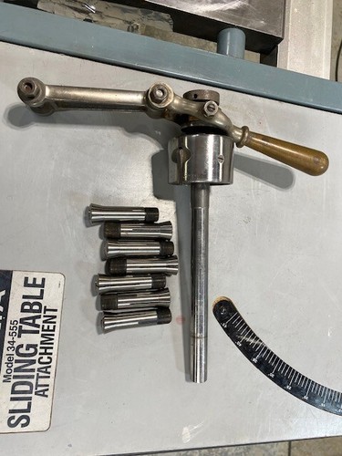 hardinge lathe 3c collet closer with 7 3c collets | eBay