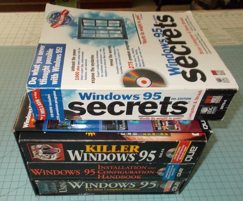 Windows 95 Reference Books, some 4000 pages of Information! | eBay