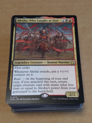 Custom Commander Deck: Alesha, Who Laughs At Fate - MTG EDH Rakdos B/R ...